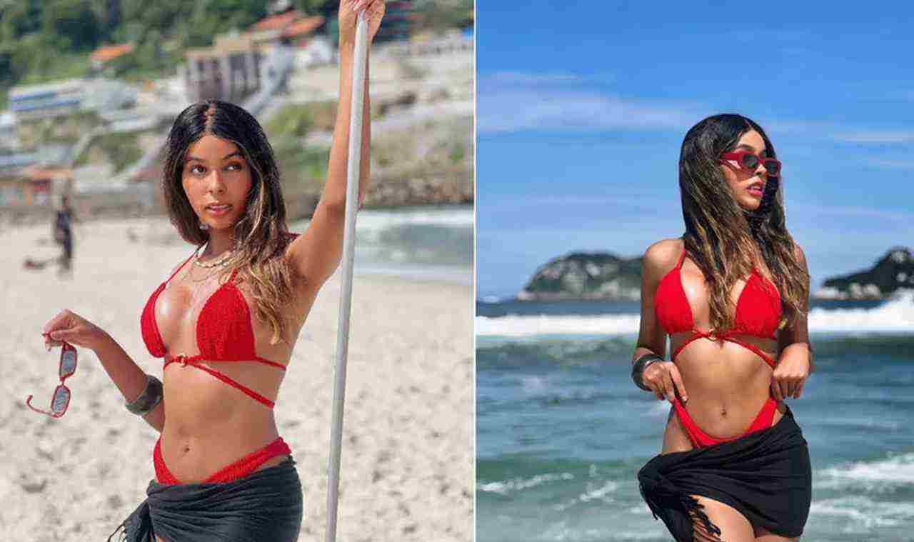 Ex cantante cristiano Jotta A, se exhibe provocativamente en la playa